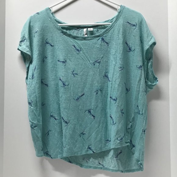 LC Lauren Conrad | Tops | Lc Lauren Conrad 0 Linen Bluebird Top | Poshmark